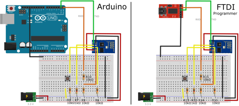 ESP8266 ESP-01 und ESP-01S WLAN-Modul flashen - kollino.de